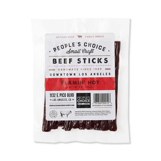 Mini Beef Sticks – People's Choice Beef Jerky